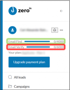 Credits explained - ZeroIn
